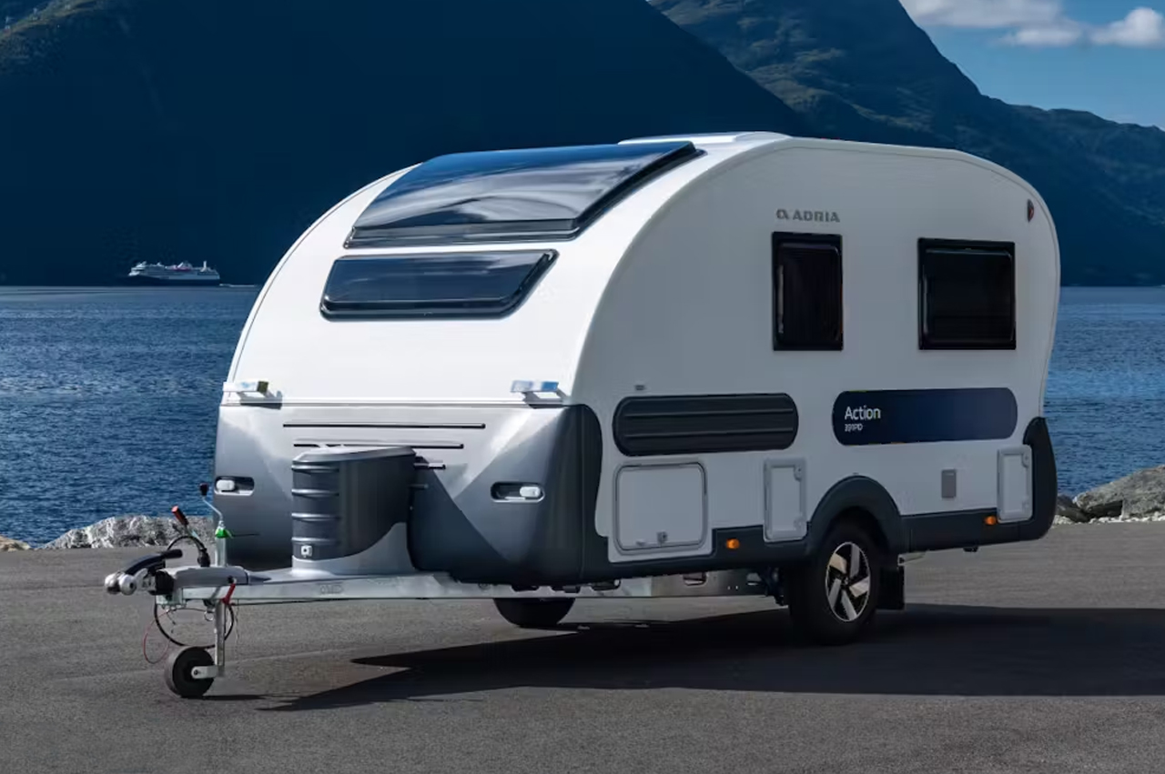 Adria Action 361 LH - parduodami nauji prikabinami nameliai